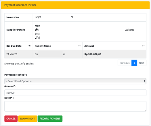 Memproses Invoice Asuransi – QLINIQ